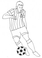 Calciatore dell'Inter da colorare | Cose per crescere