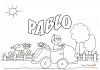 Nome Pablo da colorare