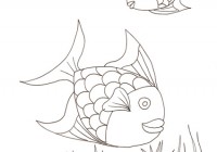 Disegno di pesci da colorare