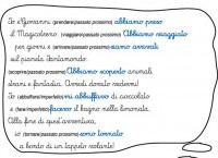 Esercizio d'italiano scuola primaria. Passato remoto e imperfetto