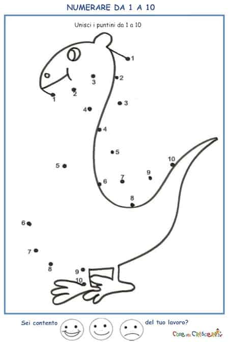 Unisci i puntini. scuola dell'infanzia