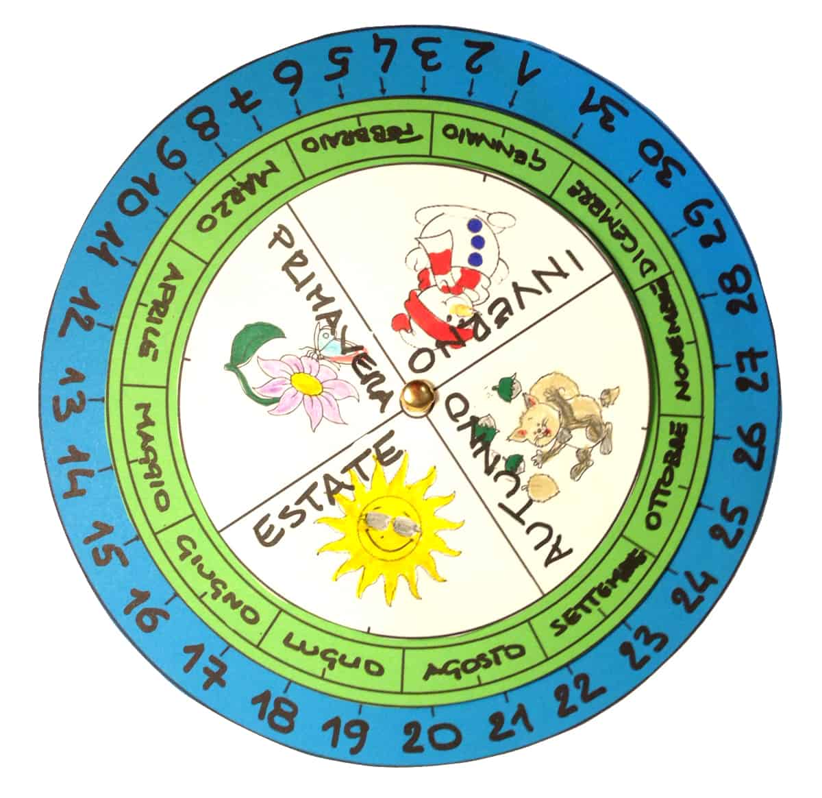 Calendario perpetuo per bambini
