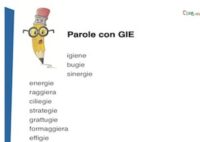 Parole con GIE: elenco di parole anche per la scuola primaria