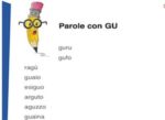 Parole con SCIE - la regola e un elenco da stampare per la scuola primaria