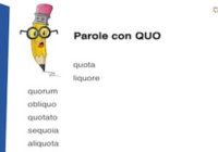 Dettati e regole per l'uso di CU-QU e CQU per bambini della scuola primaria