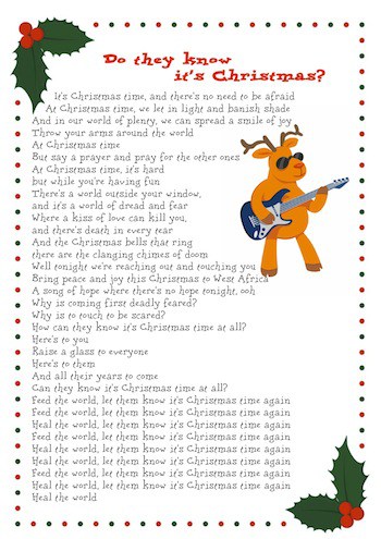 Do they know it's Christmas? Band Aid - video e testo da stampare