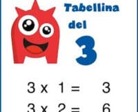 La tabellina del 3 da stampare e come impararla facilmente
