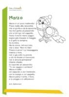 Filastrocca su Marzo per la scuola primaria e per la scuola dell'infanzia
