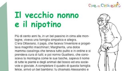 Il vecchio nonno e il nipotino: storia sui nonni per bambini