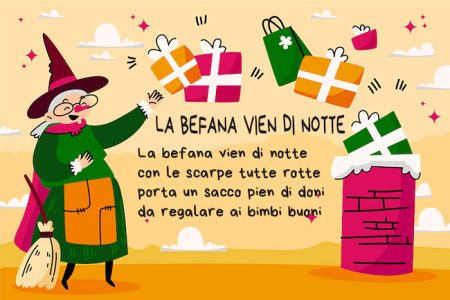 La Befana vien di notte: filastrocca per bambini per il 6 gennaio